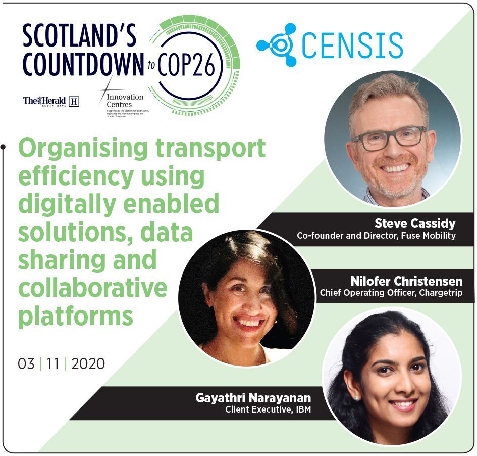 Scotland's Countdown to COP: transport session - CENSIS